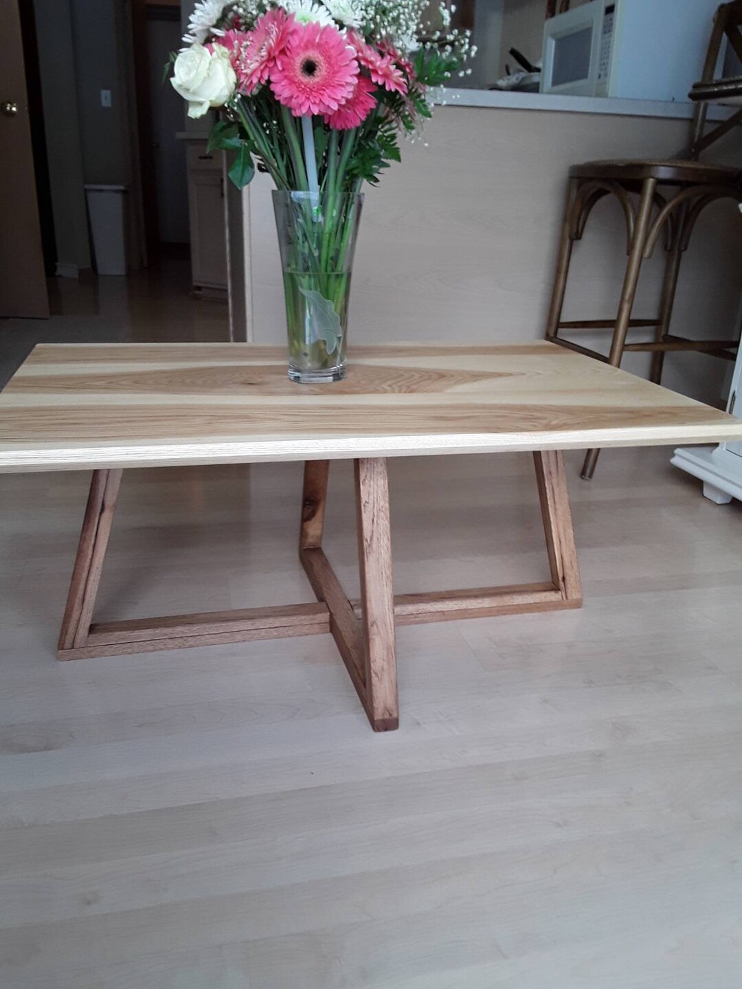 Solid Hickory Coffee Table - Etsy