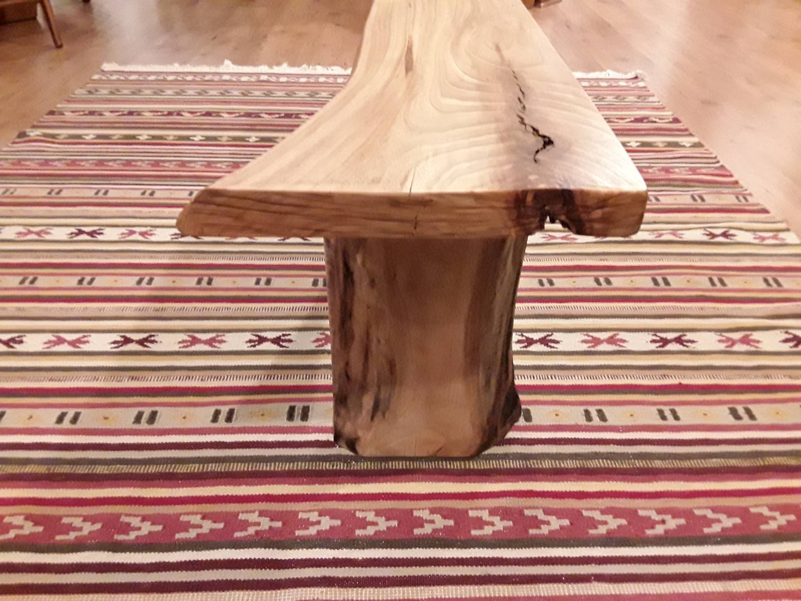 Rustic Live Edge Bench - Etsy