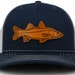 Snook Patch Hat, Custom Richardson 112 Leather Patch Hat, Leather Patch ...