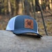 Zoni Wear Leather Patch Hat, Leather Patch Trucker Hat - Etsy