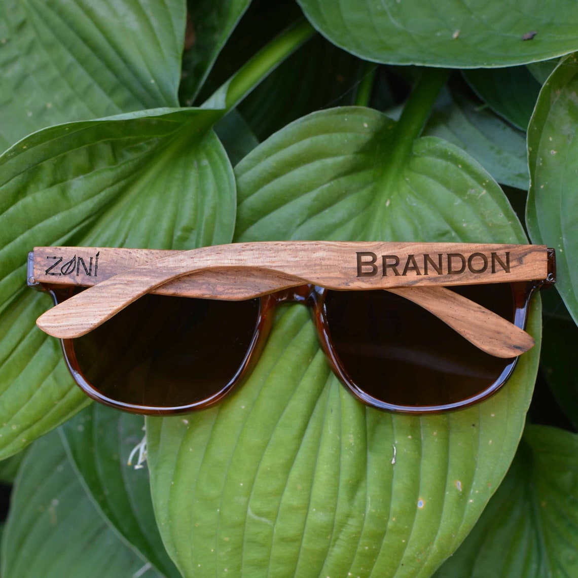 Custom Engraved Sunglasses. Polarized Wood Sunglasses for Men and Women ...