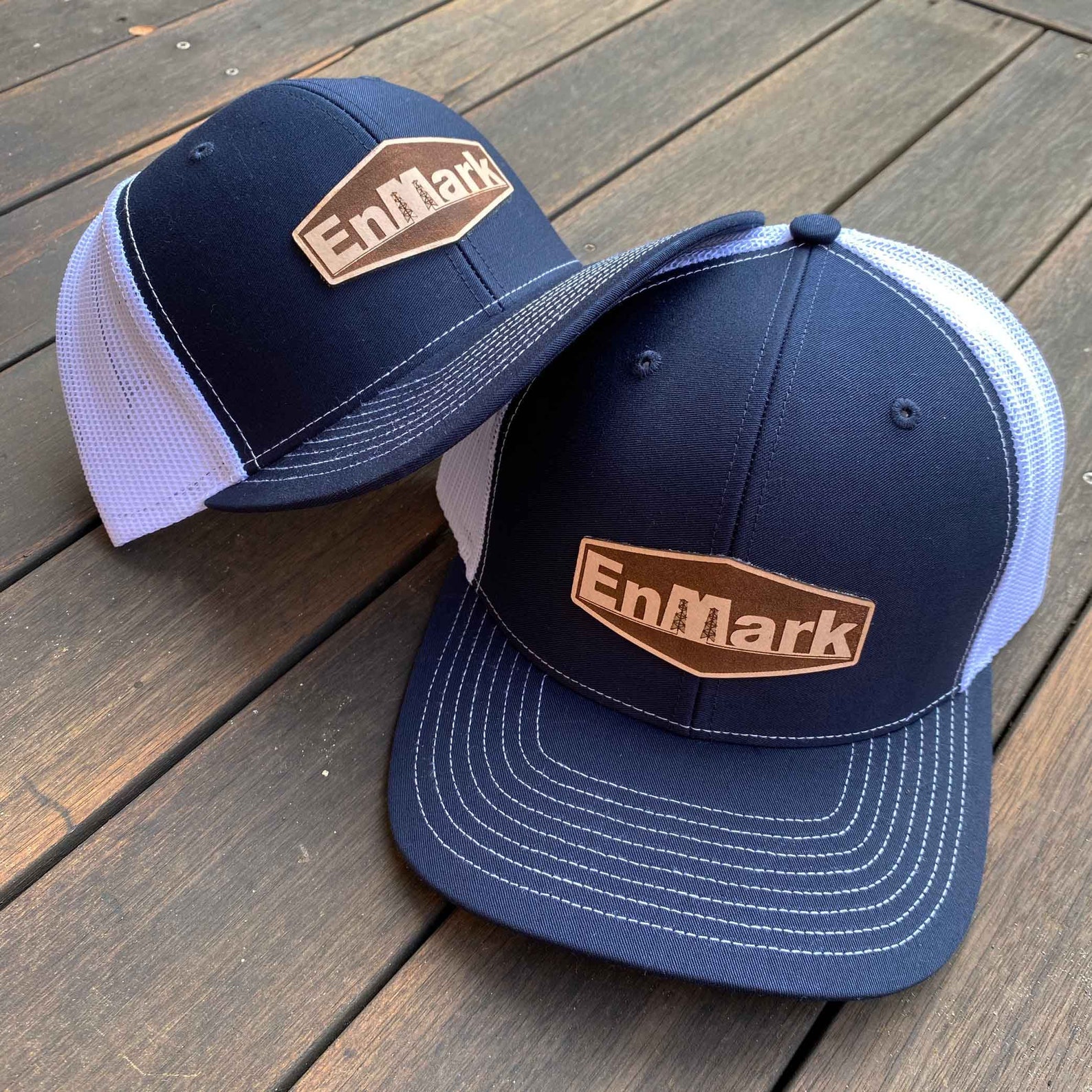 6 Custom Logo Leather Patch Hat Personalized Logo Hat | Etsy