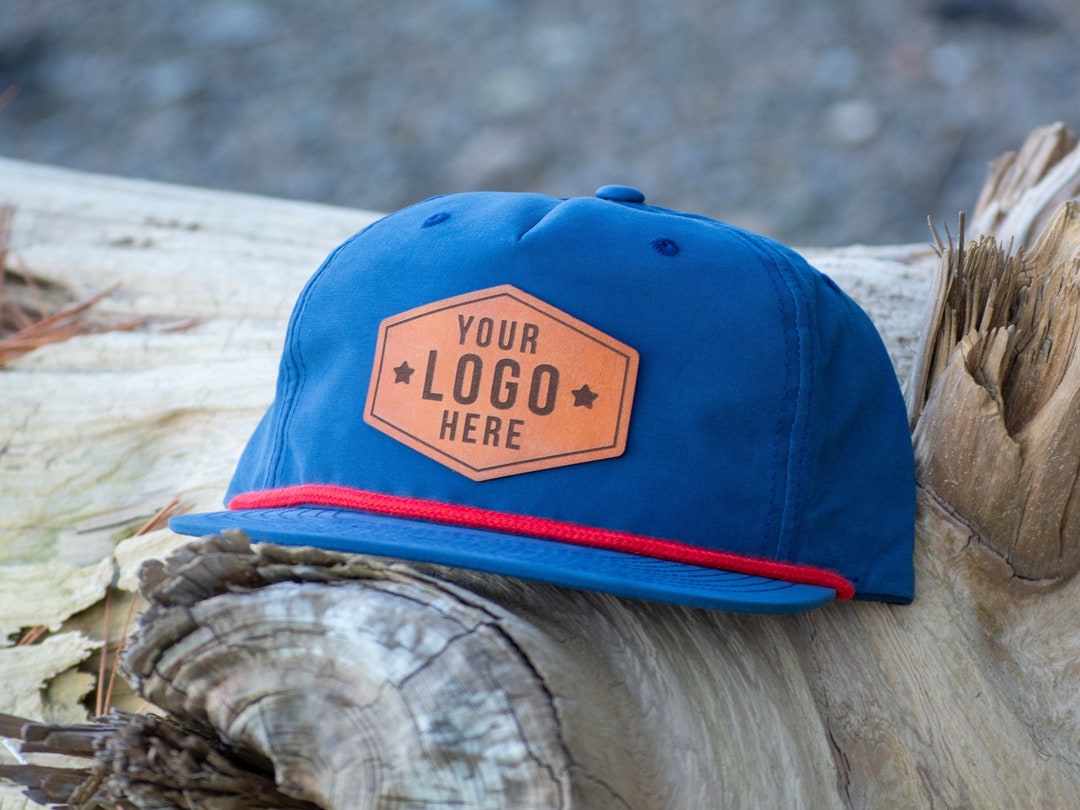 Custom Logo Leather Patch Hat, Richardson 256 Umpqua Snapback Cap ...