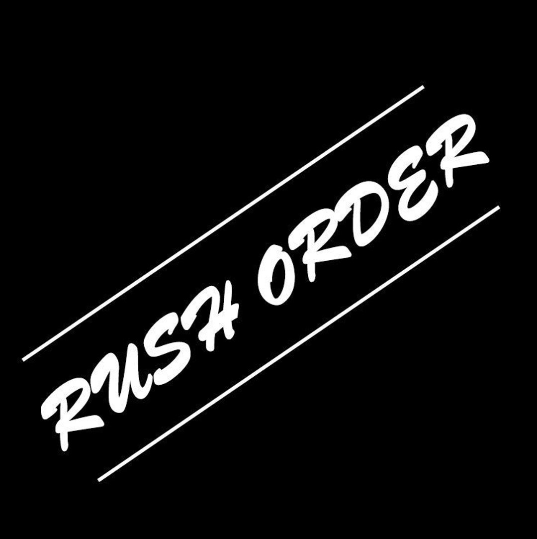 Rush Order Production - Etsy
