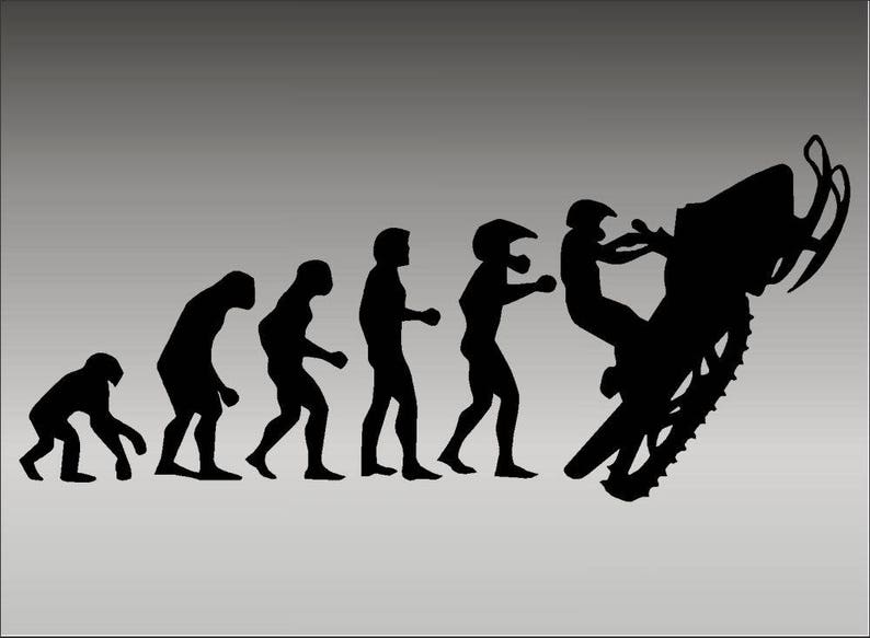 Sno-volution / 10" Vinyl Vehicle Snowmobile Evolution Graphic ...