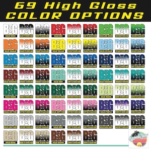 Boat Registration Numbers Set of Two 3 Inch Custom State Registration ...