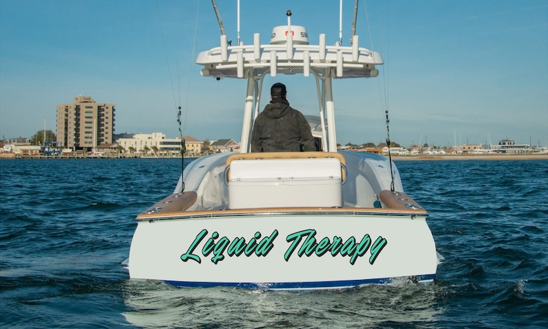 Boat Name Decal / Custom Hull Graphic / Premium Marine Vinyl - Etsy