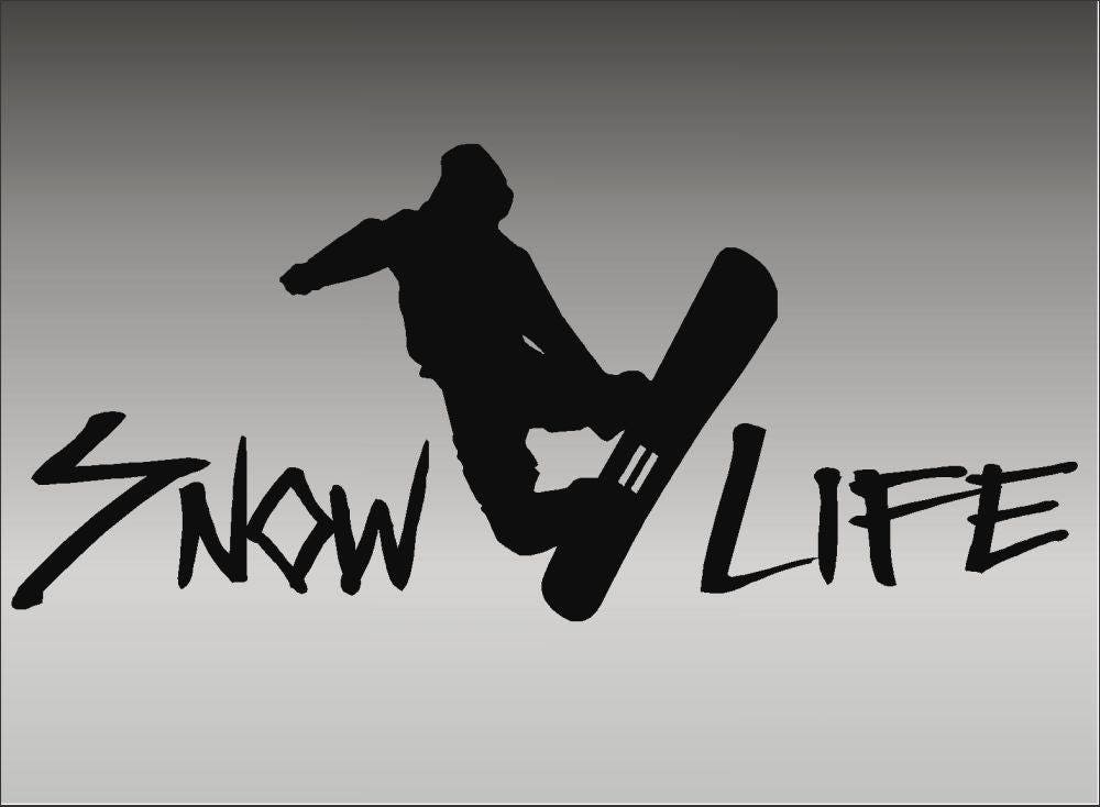 Snow Life / 18 Vinyl Vehicle Snowmobile Salt Life Style | Etsy