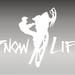Snow Life / 18" Vinyl Vehicle Snowmobile Salt Life Style Graphic ...
