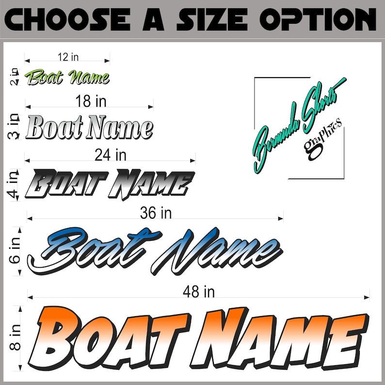 Boat Name Decal / Custom Hull Graphic / Premium Marine Vinyl - Etsy