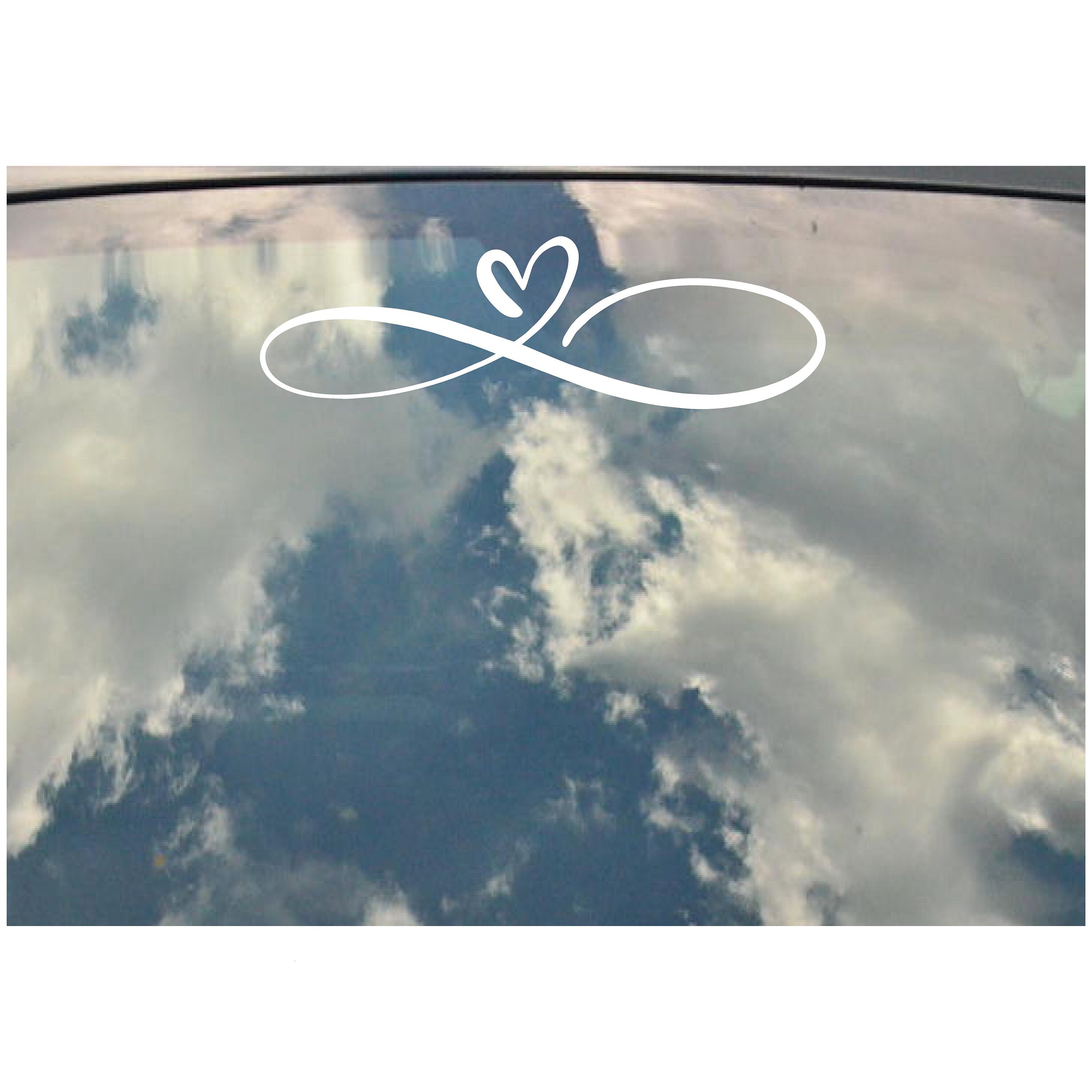 Heart Infinity Symbol Decal | Love Graphic Art Sticker - Etsy