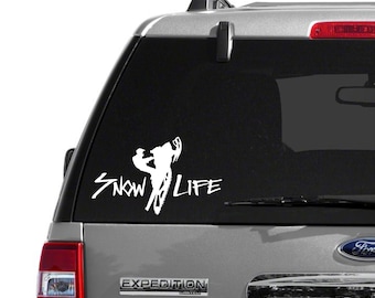 Snow Bike Permanent Adhesive Vinyl Decal Timber Sled Snow - Etsy