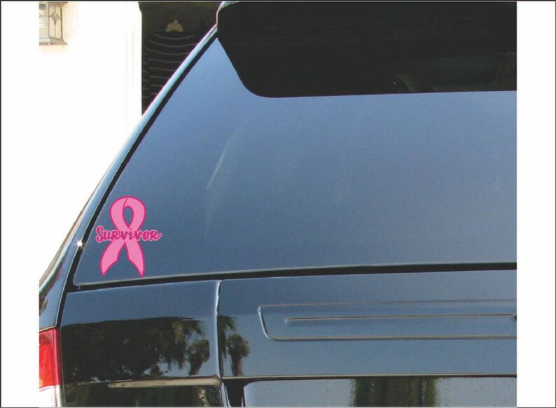 Survivor Ribbons / 2 PACK / Breast Cancer Awareness / Vehicle | Etsy