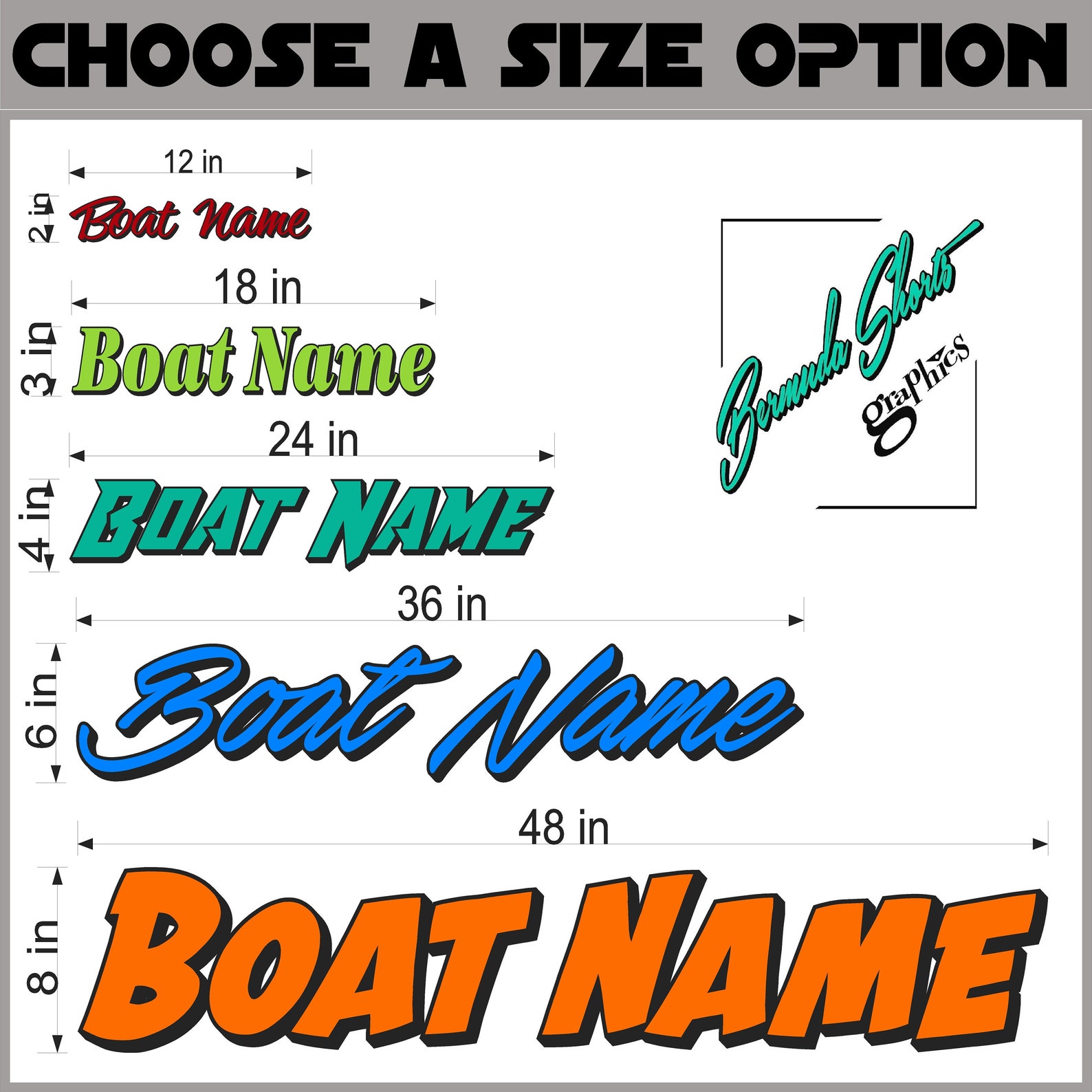 Boat Name Decal / Custom Hull Graphic / Premium Marine Vinyl - Etsy