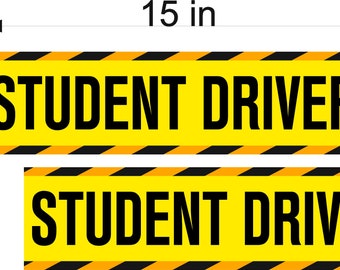 Student Driver / New Driver / Car Magnet / 3 Pack - Etsy