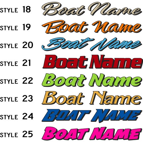 Boat Name Decal / Custom Hull Graphic / Premium Marine Vinyl - Etsy