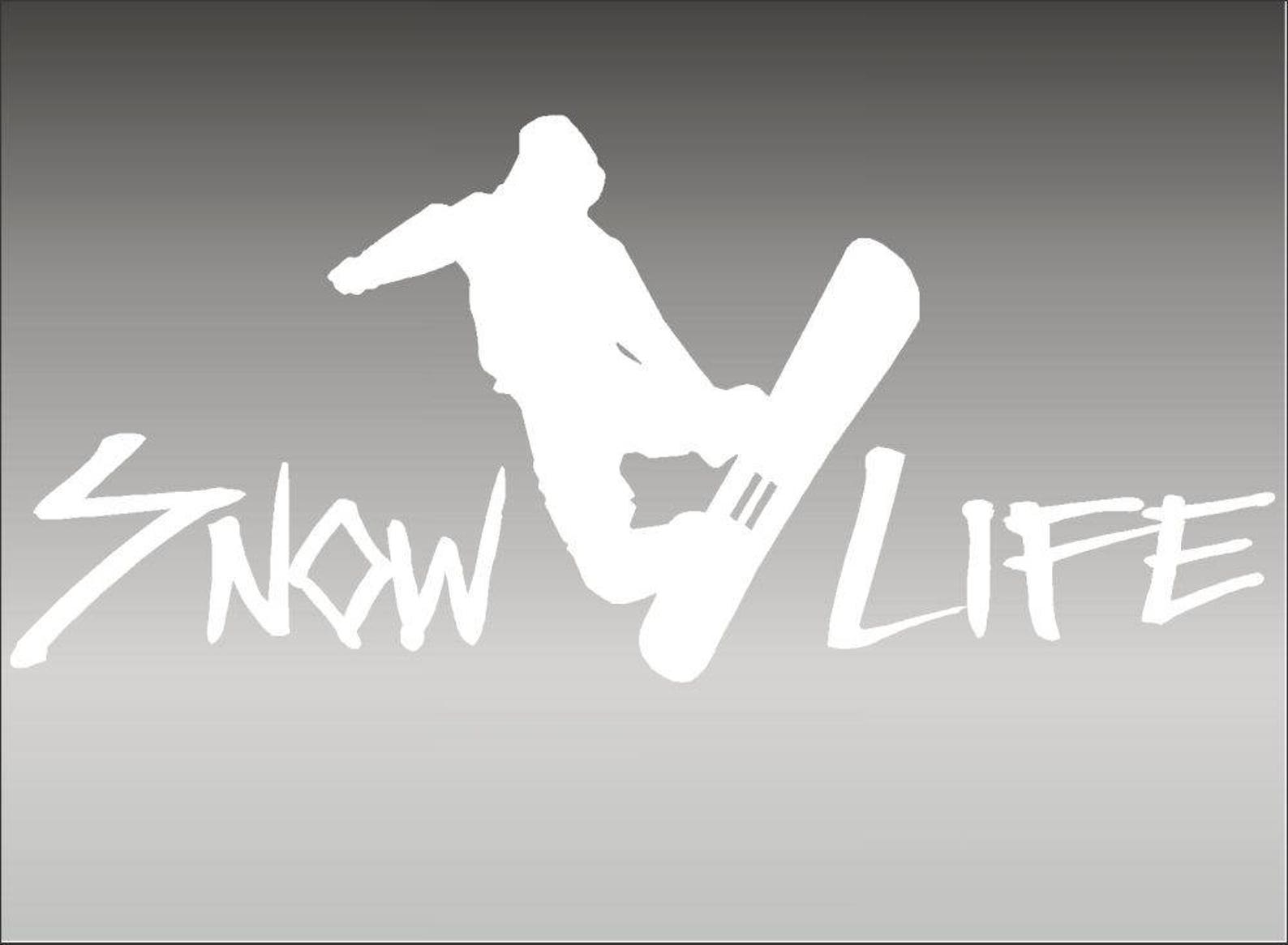 Snow Life / 18 Vinyl Vehicle Snowmobile Salt Life Style | Etsy