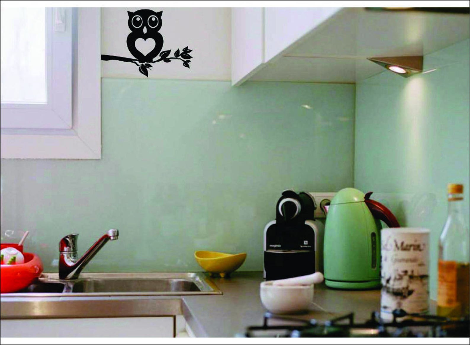 Owl Home Decor Wall Decal / Custom Home Wall Decor / Vinyl | Etsy