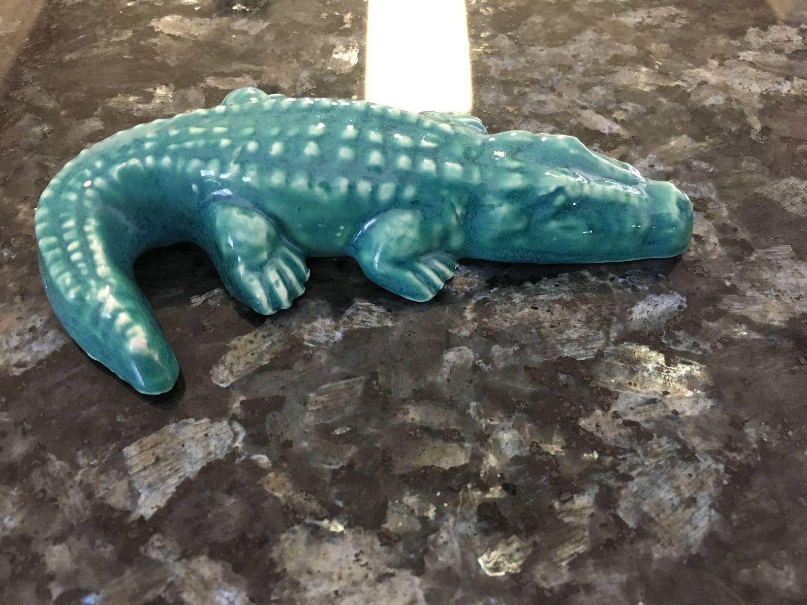 Alligator Magnet Turquoise Ceramic Handmade Pottery - Etsy