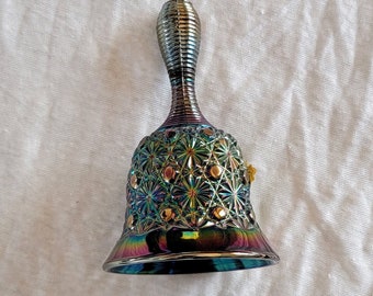 Antique Glass Hand Bell - Etsy