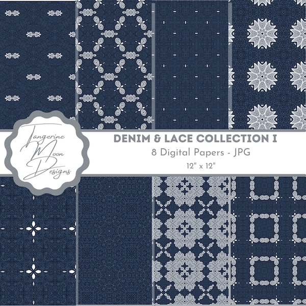 Denim and Lace - Etsy