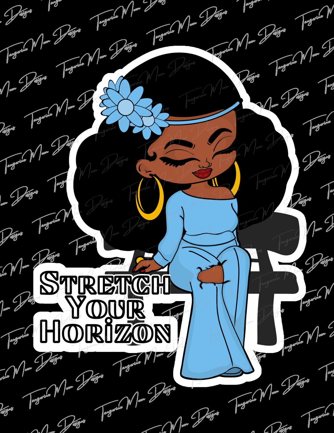 Inspirational Black Girl Sticker: Motivational Planner Decal - Etsy