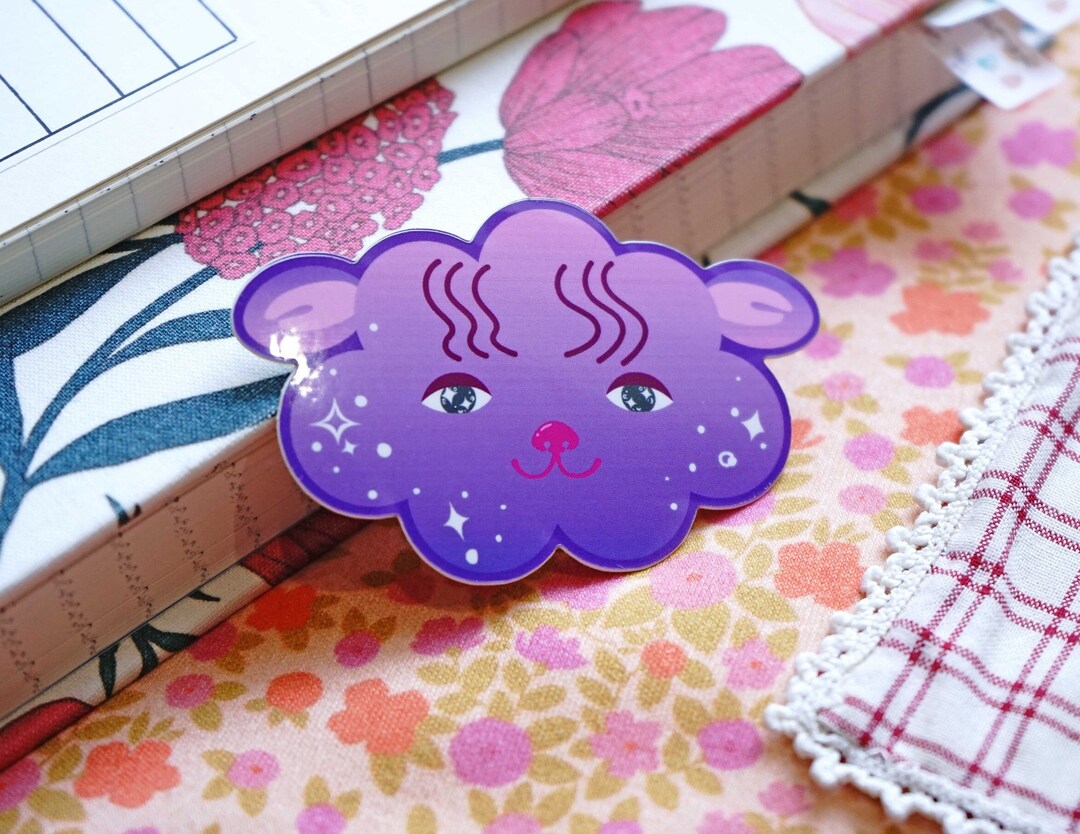 Cute Lamb Handmade Sticker Glossy Waterfroof Vinyl Sticker for Kids for ...
