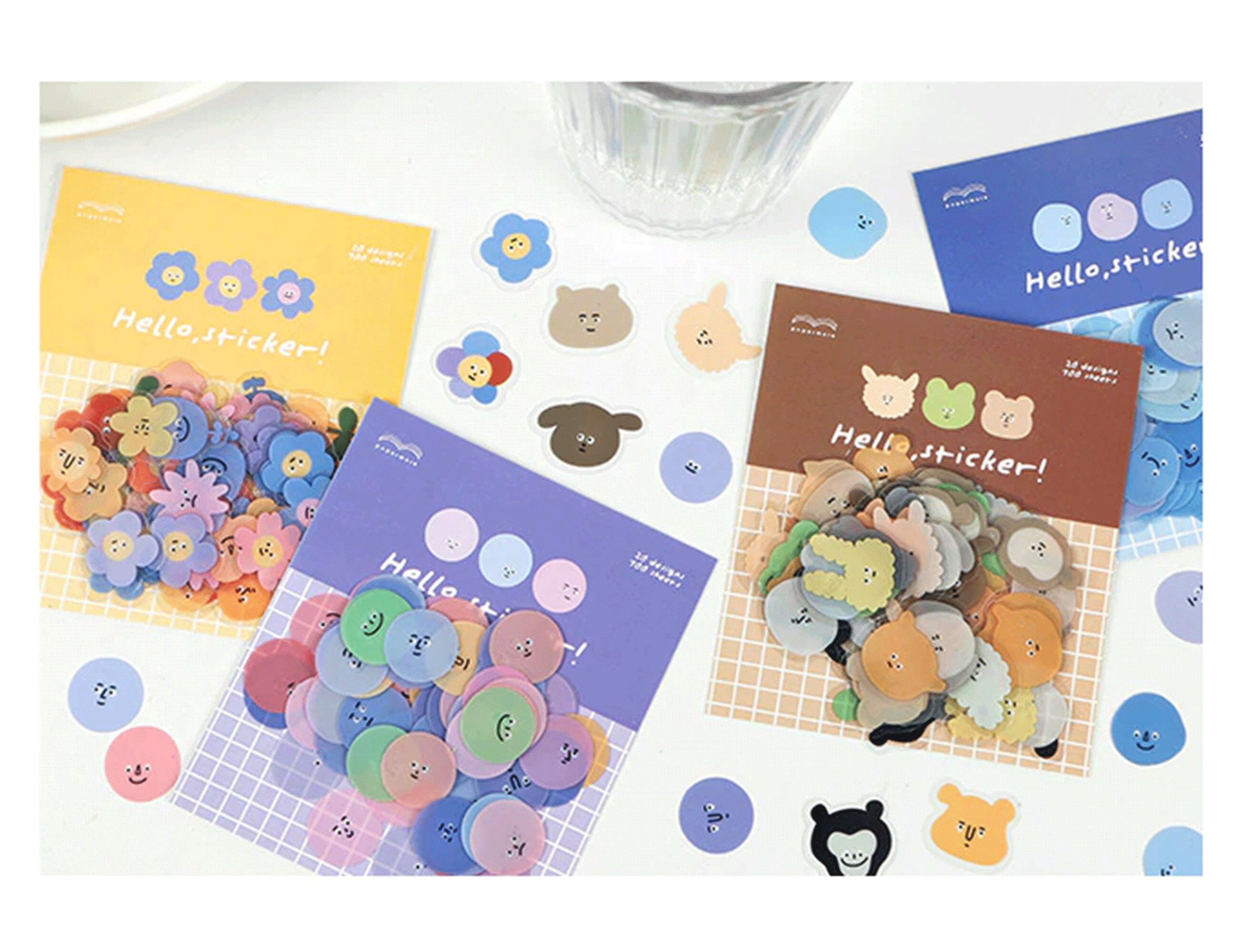 Clear Emotion Sticker Kawaii Stickers for Deco Journal Note Cute ...