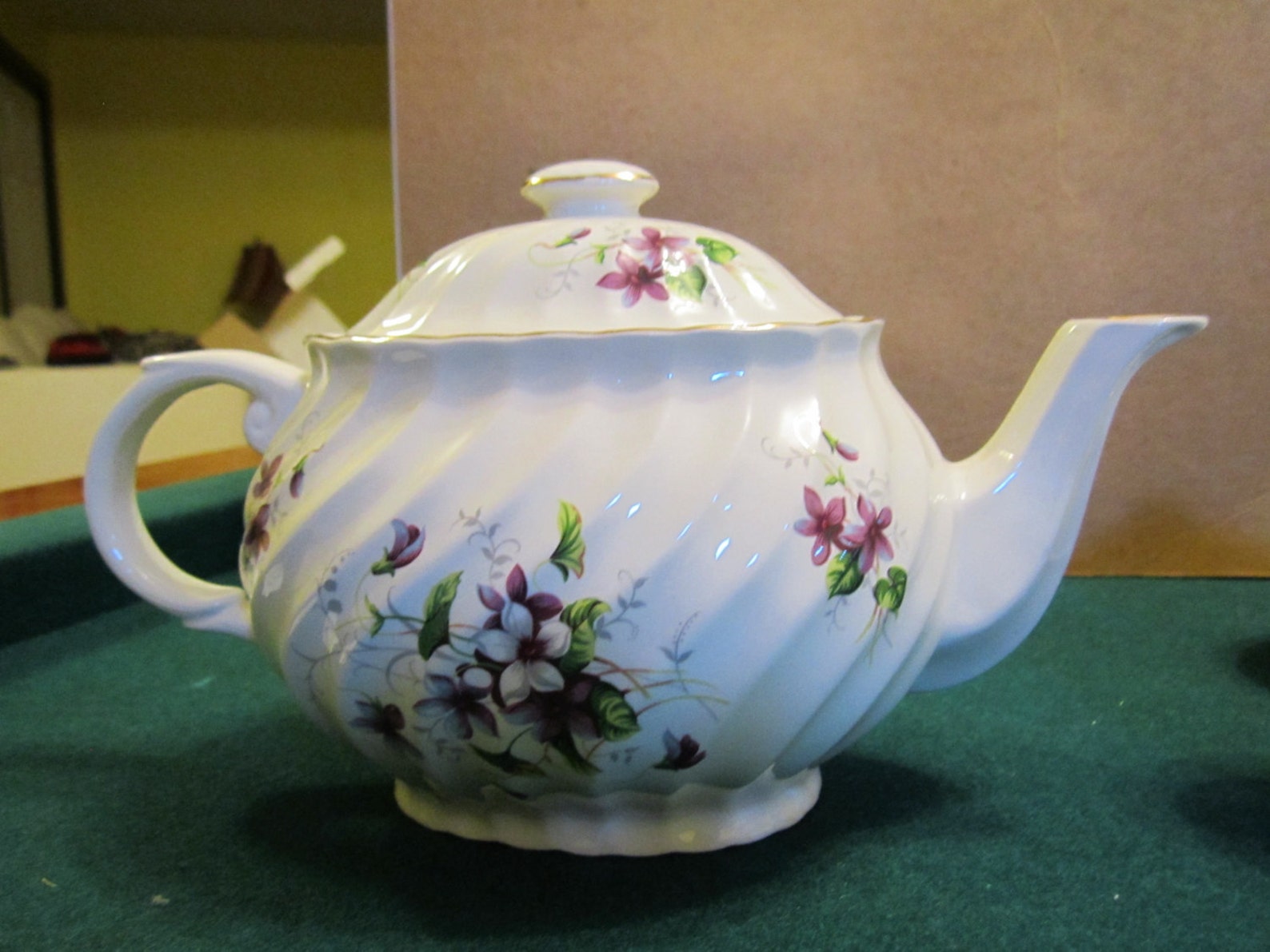 Vintage Old Foley James Kent Tea Set Teapot Creamer Sugar Bowl Sweet ...