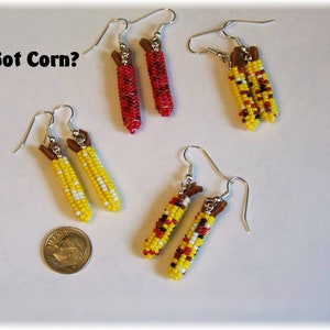 Beaded Corn Earrings Kit - Etsy