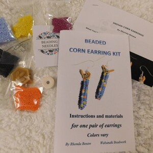 Beaded Corn Earrings Kit - Etsy