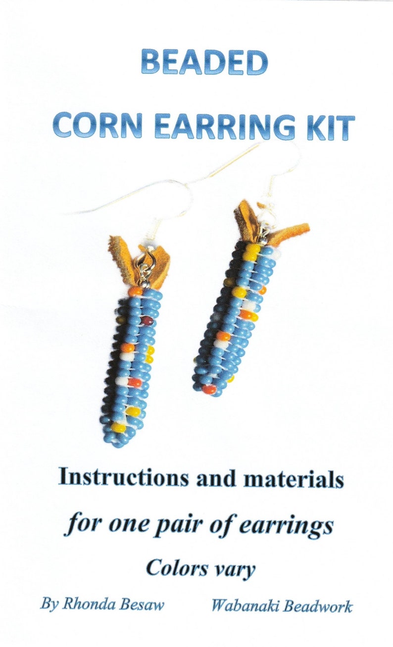 Beaded Corn Earrings Kit - Etsy