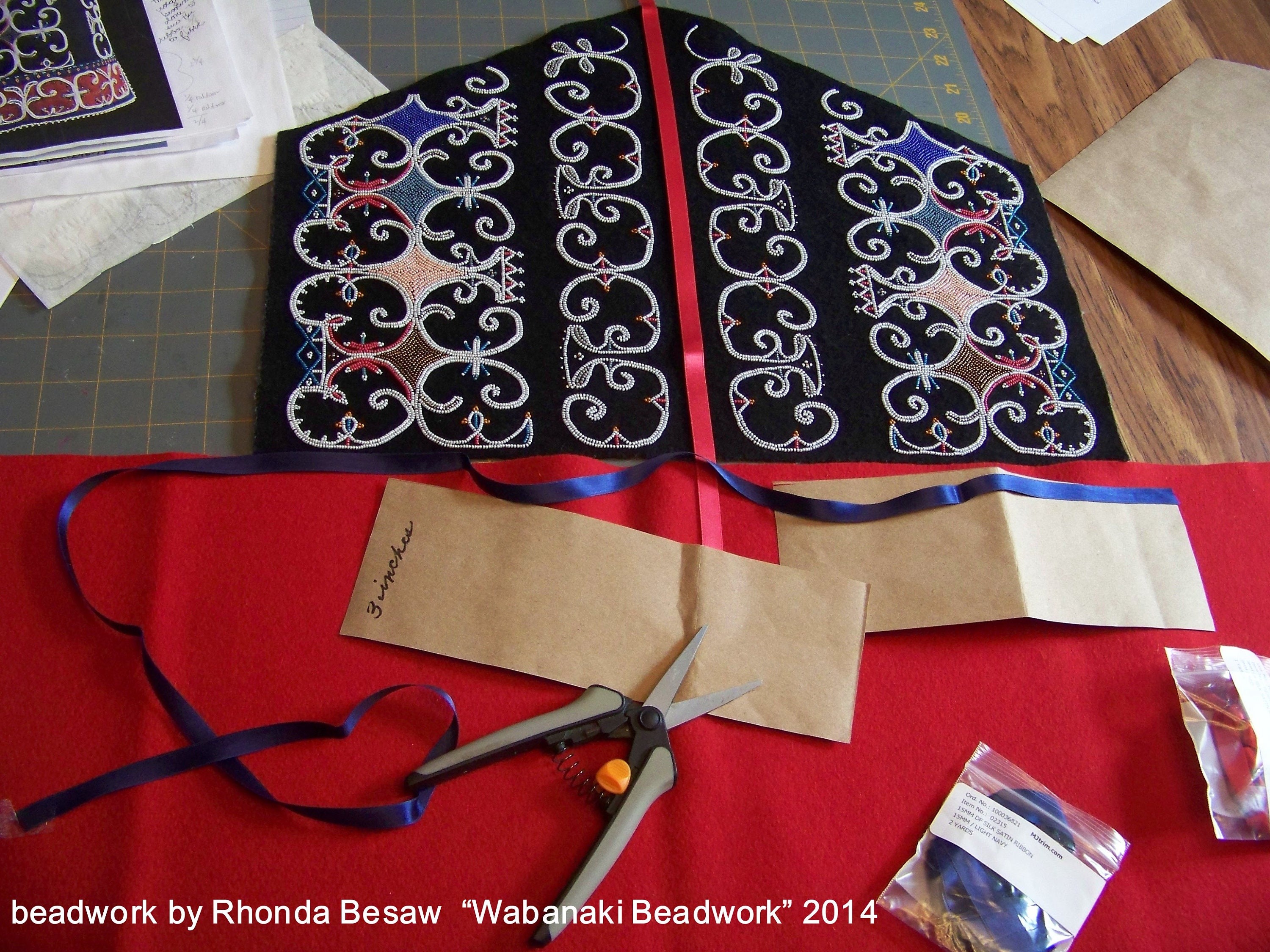 How to Make and Bead a Mi'kmaq Style Peaked Cap - Etsy