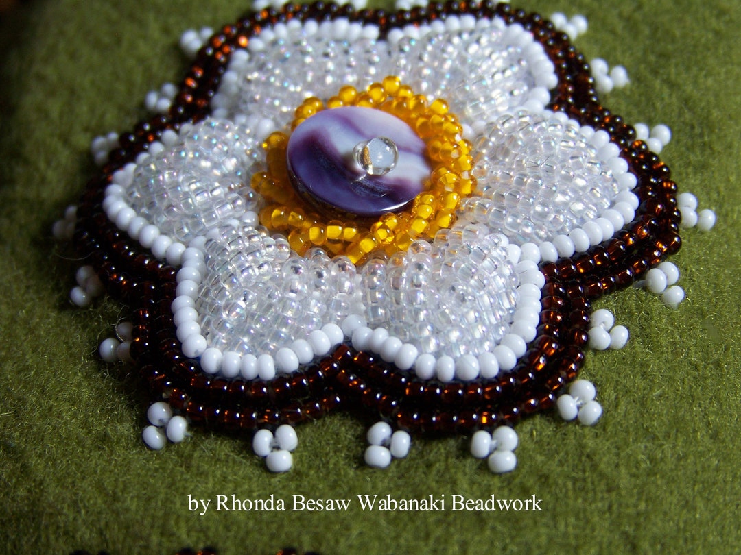 How to Make a Raised Beadwork Flower Kit Materials and Instructions - Etsy