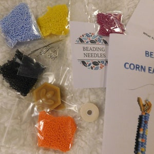 Beaded Corn Earrings Kit - Etsy