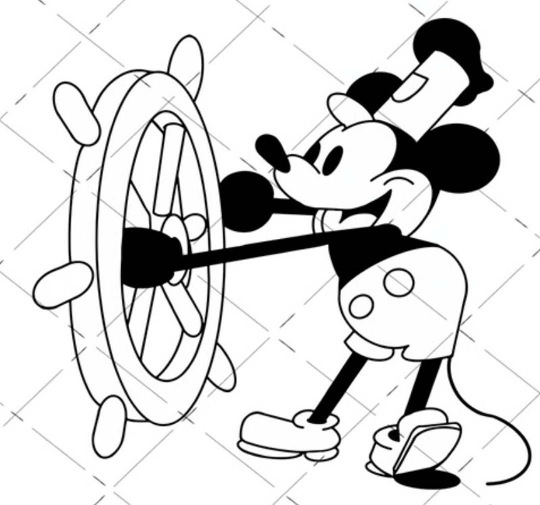 Steamboat Willie SVG - Etsy