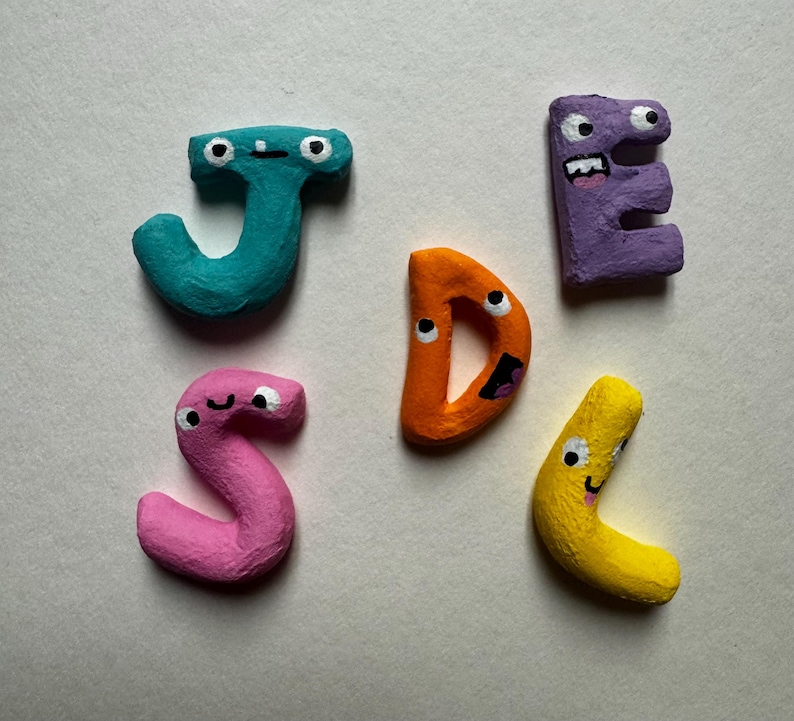 Little Weirdos Letter Magnets - Etsy