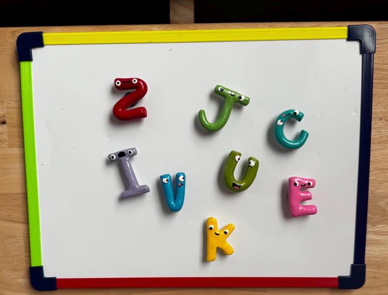 Little Weirdos Letter Magnets - Etsy