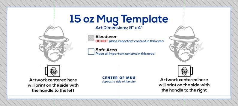 15 Oz Mug Sublimation Template Size 15 Oz Mug Sublimation Template Size