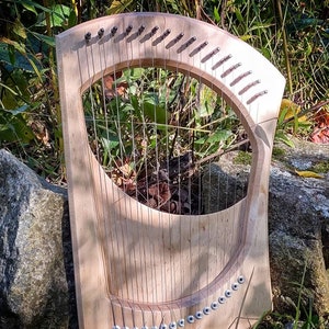 16 String Lyre - Sugar Maple - Etsy