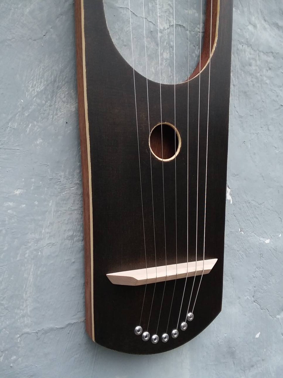 Saxon Lyre Dark Rustic Style 6 7 & 8 String Options - Etsy