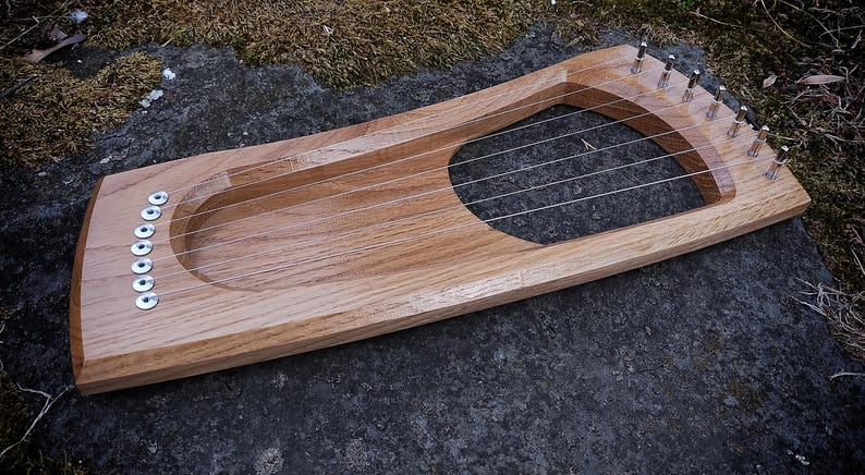 Ancient Oak Lyre - Asymmetric 7 String - Pentatonic - Etsy