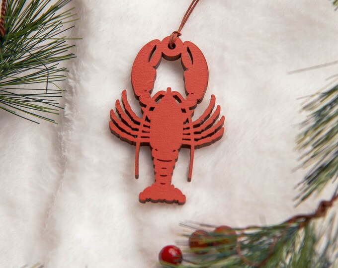 Lobster Ornament | Christmas, Holiday Decor, Hostess Gift, Gift Tags ...
