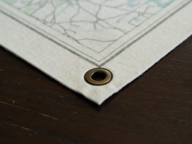 Poster e striscione in feltro con mappa di Washington DC / Regalo di ...