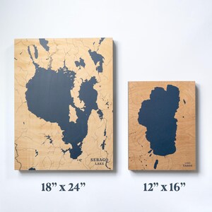 Skiatook Lake Oklahoma | Custom Lake Map Home Decor, Personalized Lake ...