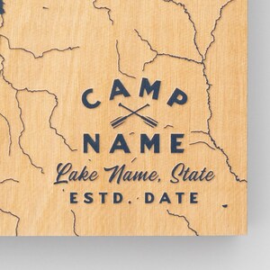 Raystown Lake Pennsylvania | Custom Lake Map Home Decor, Personalized ...