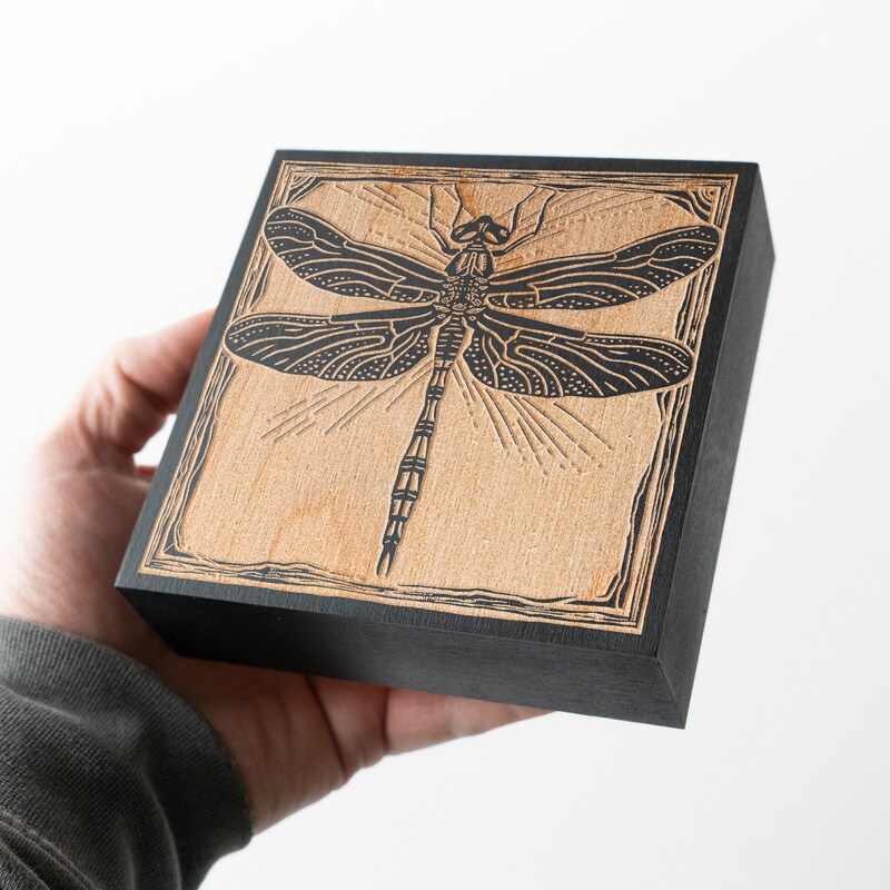 Dragonfly Wood Carving - Etsy