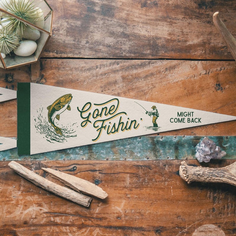 Gone Fishin Sign - Etsy
