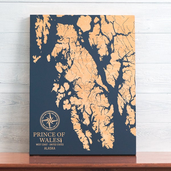 Coastal Map of Wales - Etsy