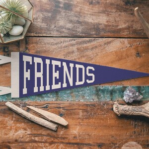 Custom Varsity Sign Felt Pennant | Bold Vintage Sports Banner Flag ...